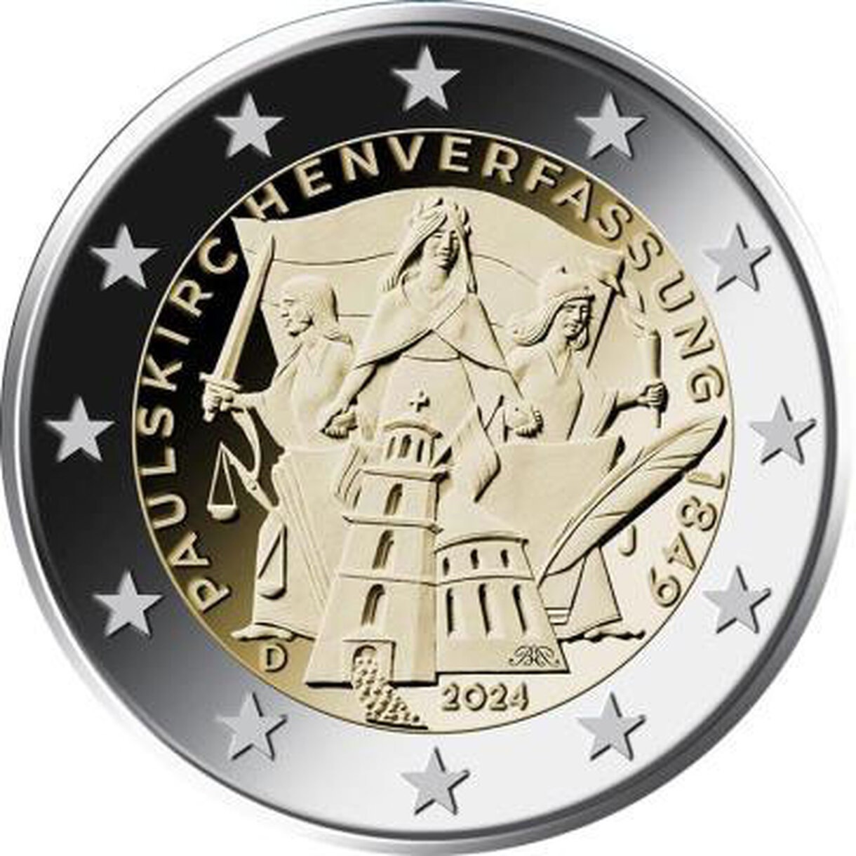 2 EURO Nemecko 2024 - Ústava A