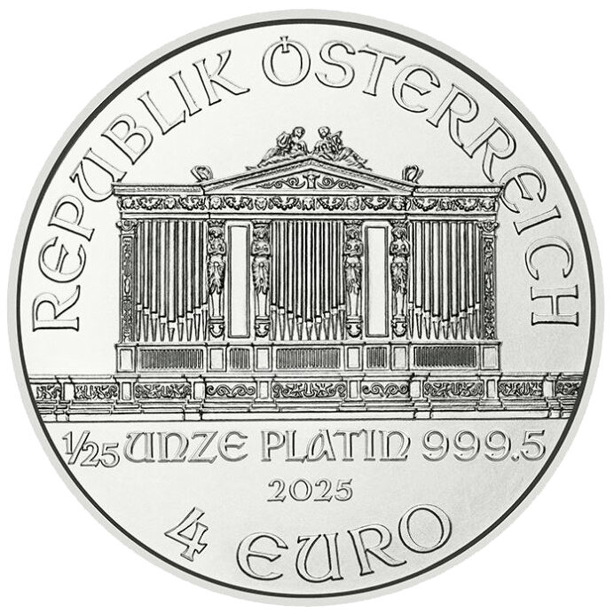 4 EURO Rakúsko - Wiener Philharmoniker - Platina | Kúpte na Nunofi.sk