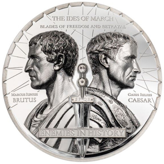 1000 Togrog Mongolsko 2025 - Brutus vs. Caesar - Proof | Kúpte na Nunofi.sk