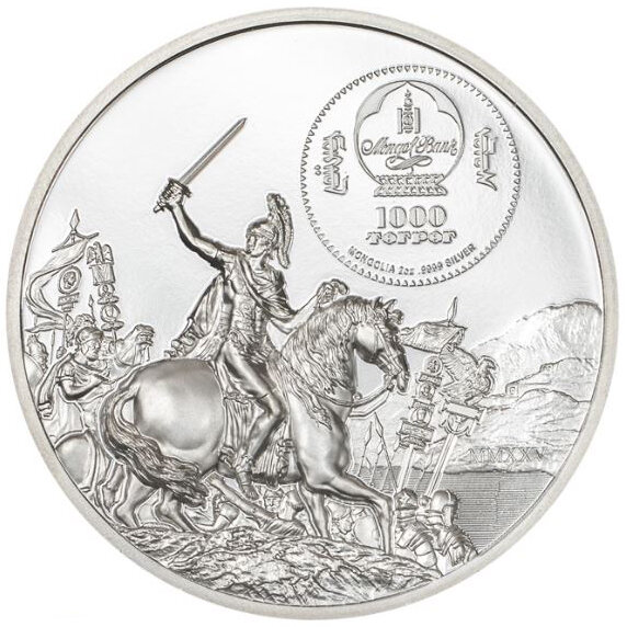 1000 Togrog Mongolsko 2025 - Brutus vs. Caesar - Proof | Kúpte na Nunofi.sk