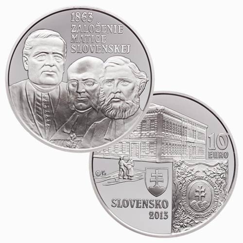 10 EURO Slovensko 2013 - Matica slovenská