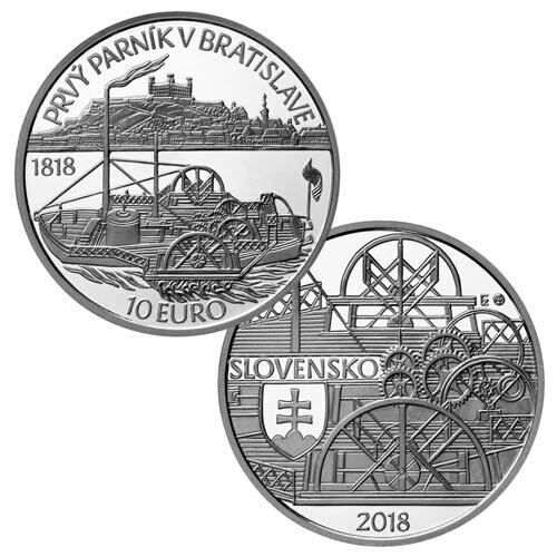 10 EURO Slovensko 2018 - Parník