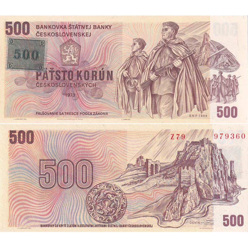500 Korún 1973 Česká republika - séria Z (kolok 1993) | Kúpte na Nunofi.sk