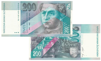 Bankovka SR 200 Sk - 1995