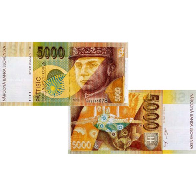 Bankovka SR 5000 Sk - 1995 | Kúpte na Nunofi.sk