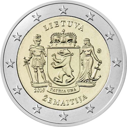 2 EURO Litva 2019 - Samogitia (Žemaitija)