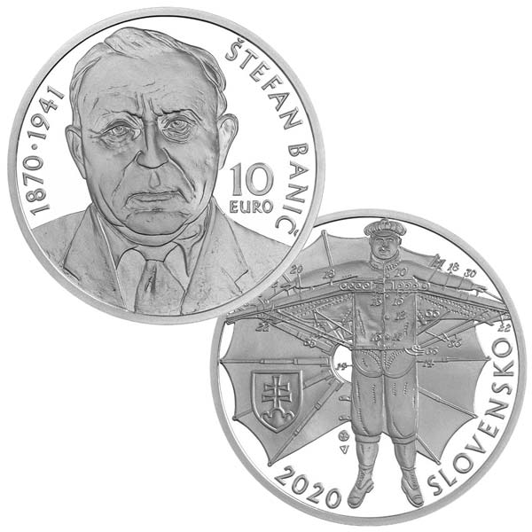 10 EURO Slovensko 2020 - Štefan Banič