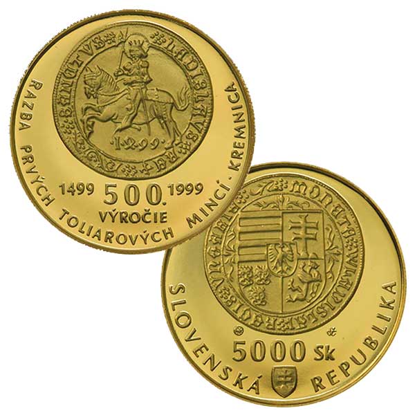 5000 Sk Slovensko 1999 - Toliarová razba | Kúpte na Nunofi.sk