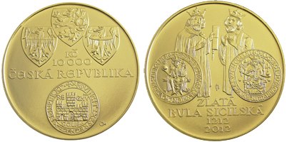 10 000 Kč - Zlatá bula sicilská | Kúpte na Nunofi.sk